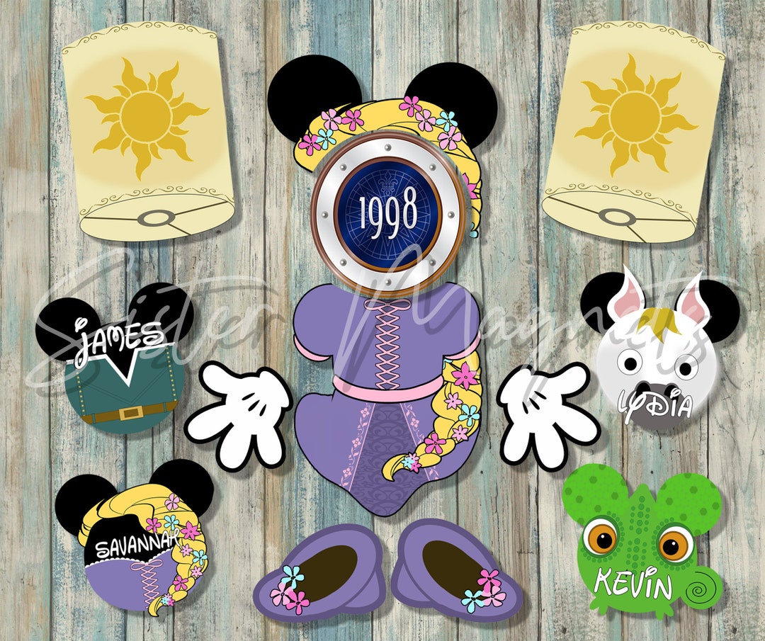Custom Cruise, DCL, Tangled Rapunzel Inspired Porthole Cruise Magnet ...