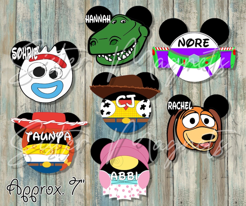 Custom Cruise, DCL Toy Story Inspired Cruise Magnets, Door Decorations ...