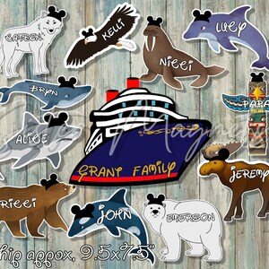 Custom Cruise, DCL Very Merrytime Cruise Magnet, Door Decorations ...