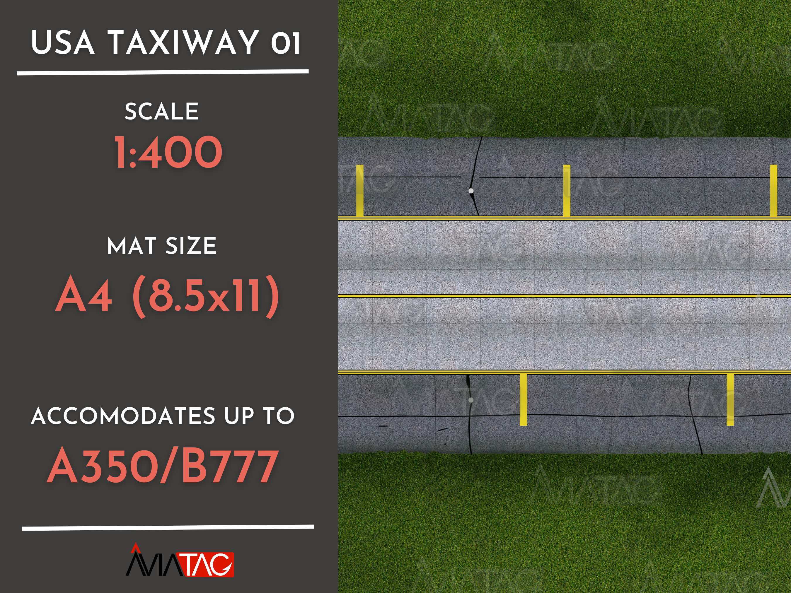 1:400 Scale Airport Layout | Digital Download | Model Airport Taxiway ...