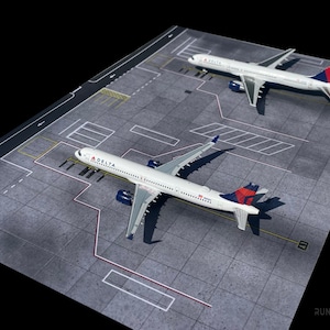 1:400 Scale Airport Ground Foil | Digital Download | Model Airport Foil ...