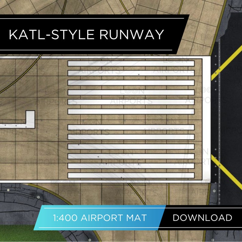 1:400 Scale Airport Layout Digital Download Model Airport - Etsy