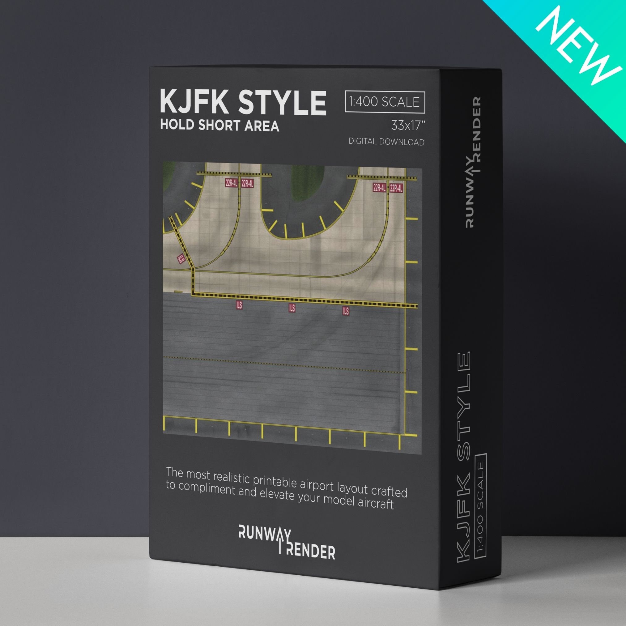 1:400 Scale Airport Layout | Digital Download | Model Airport Foil ...