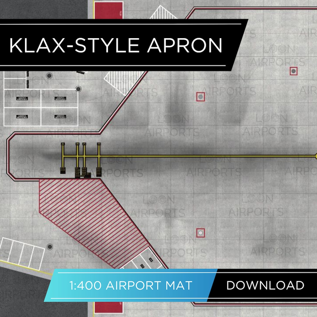 1:400 Scale Airport Layout | Digital Download | Model Airport USA ...