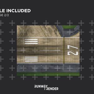 1:400 Scale Airport Layout | Digital Download | Model Airport Runway ...