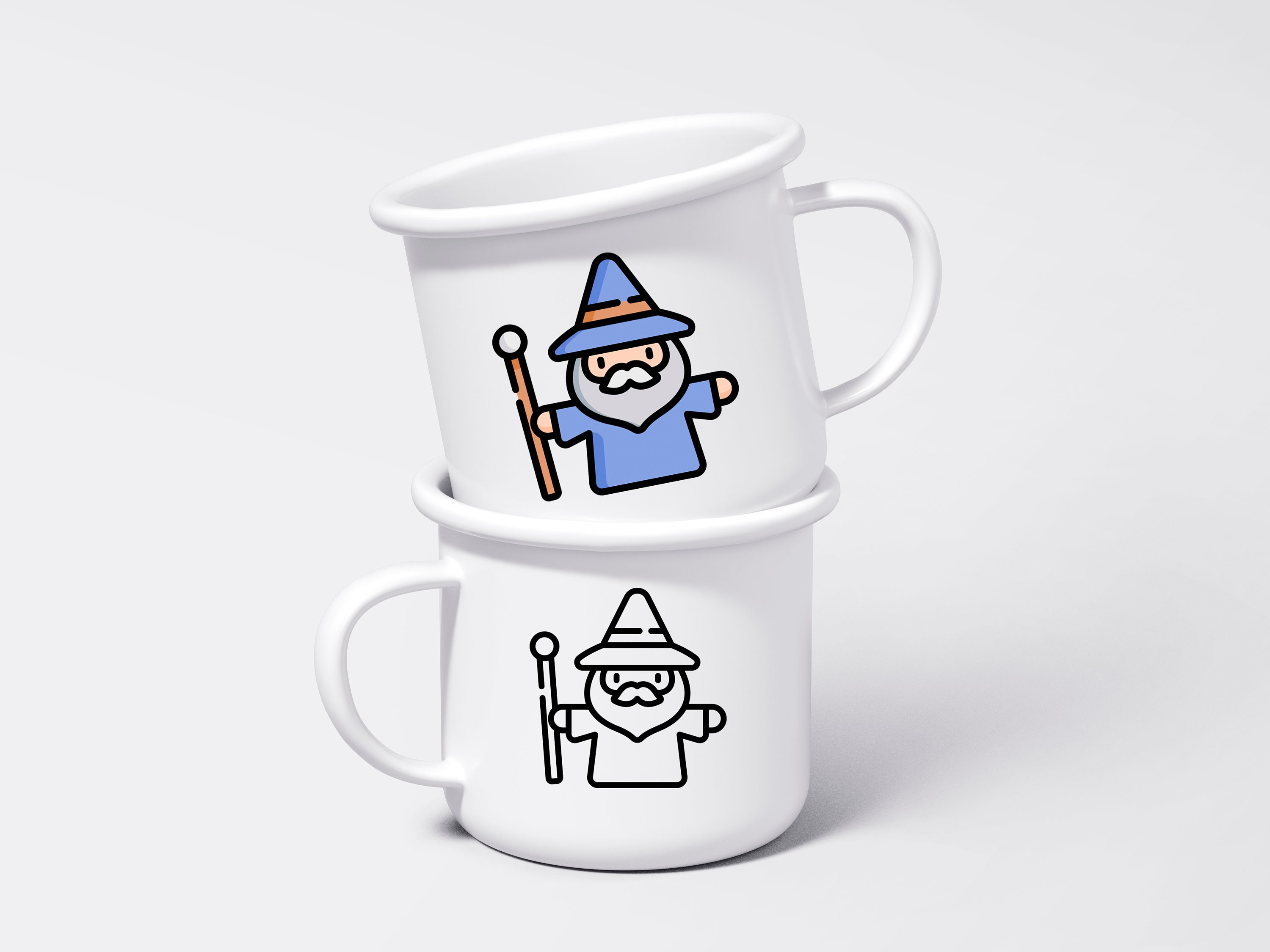 The Wizard Printable SVG - Etsy