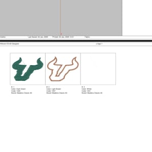 Florida College Logo Set PES & DST FILES - Etsy