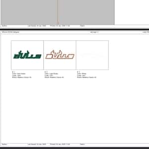 Florida College Logo Set PES & DST FILES - Etsy