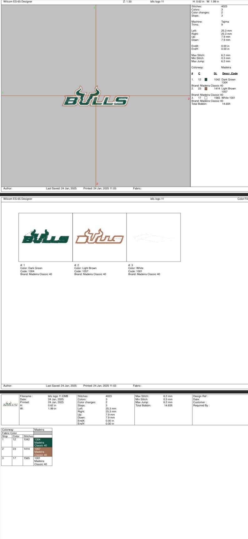Florida College Logo Set PES & DST FILES - Etsy
