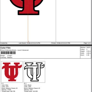 Florida TU University Logo Set Pes,dst,& Jef Files - Etsy
