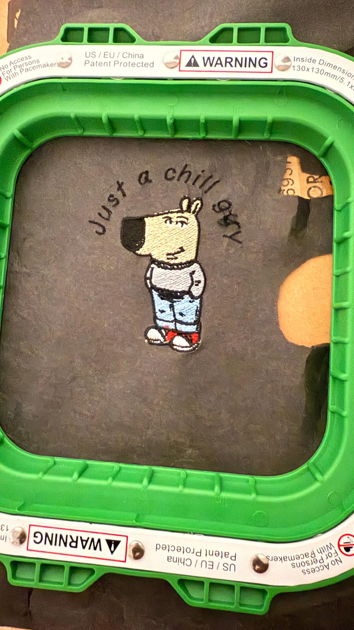 Chill Guy Embroidery PES and DST FILE - Etsy