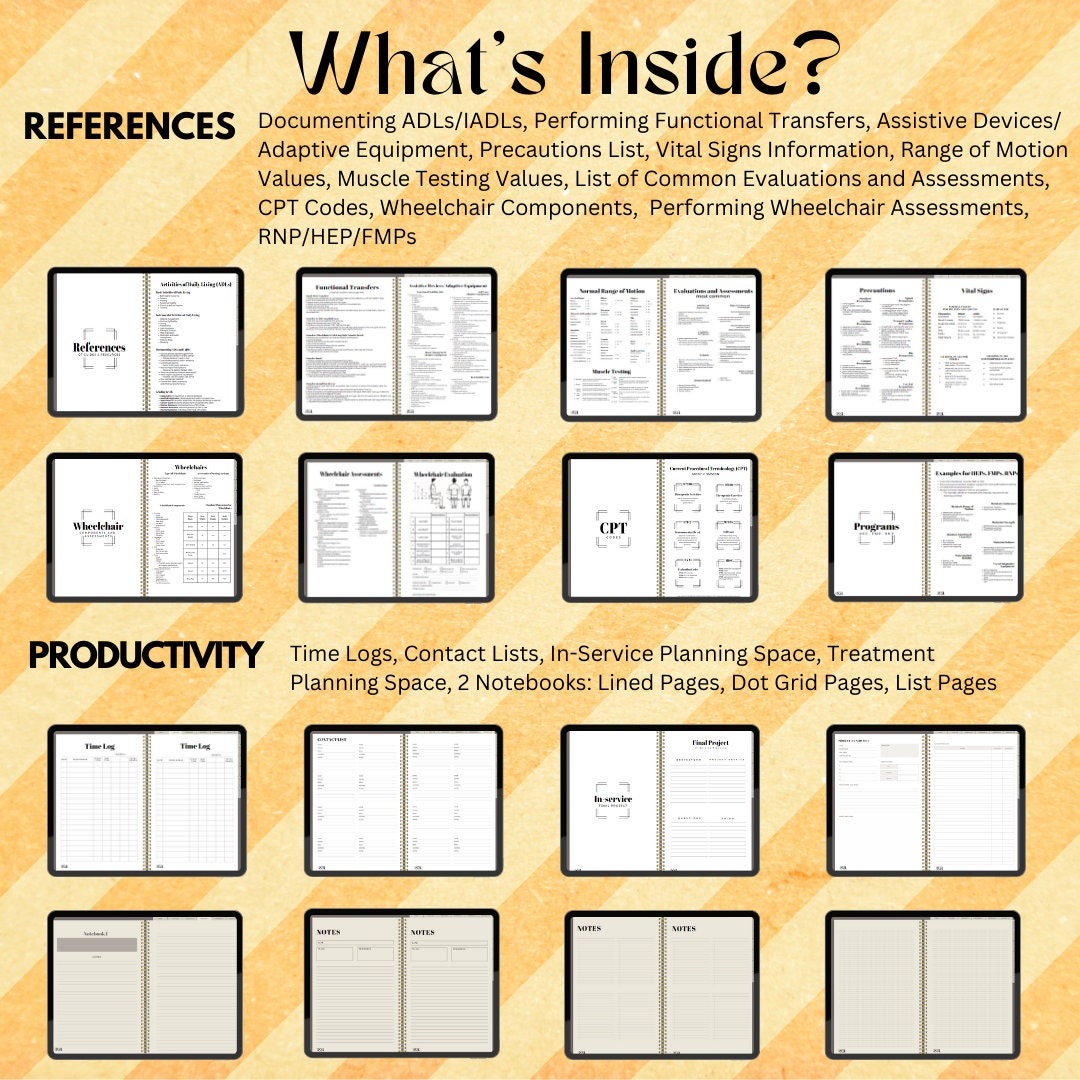 Occupational Therapy Fieldwork Planner, Guide for OT Students on Their ...