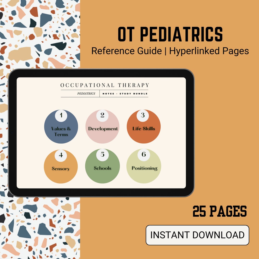 Pediatric Occupational Therapy Reference Guide / Digital OT Peds ...
