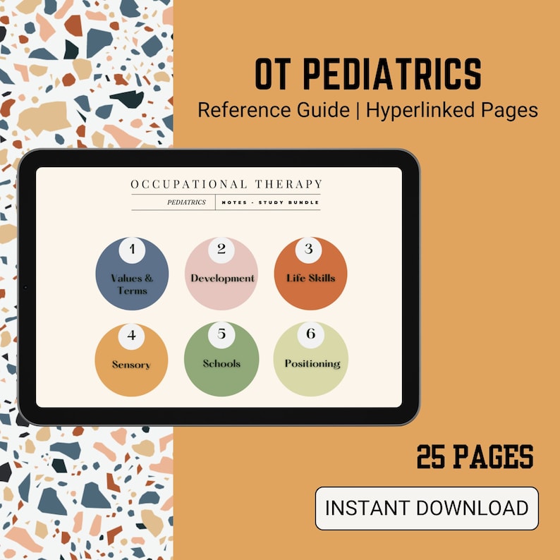 Pediatric Occupational Therapy Reference Guide / Digital OT Peds ...