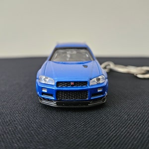 Nissan Skyline R34 GTR Keychain free Gift Box - Etsy