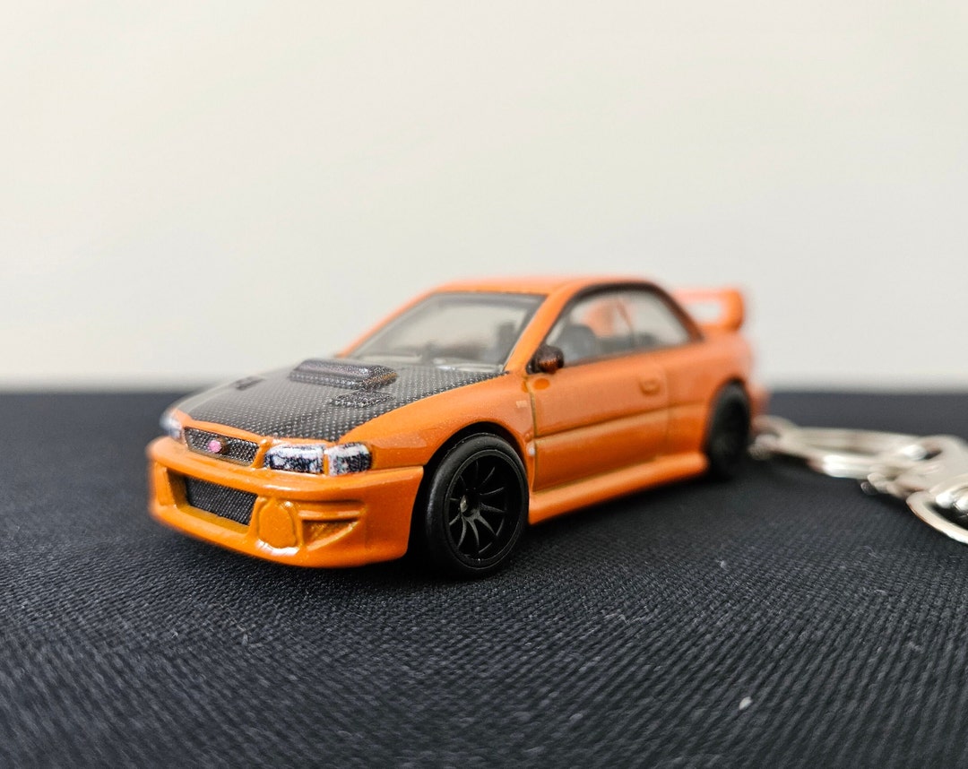 Subaru 22B STI Keychain free Gift Box - Etsy