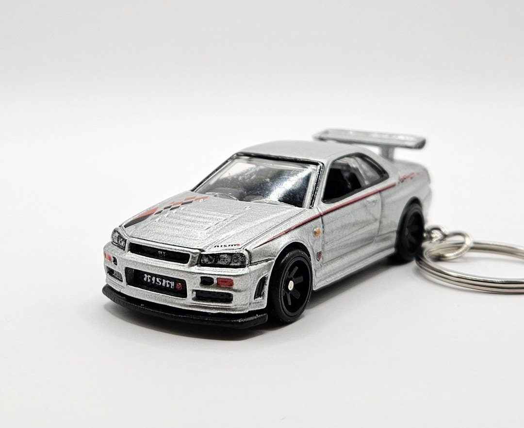 Nissan Skyline R34 GTR Keychain (free Gift Box) - Etsy