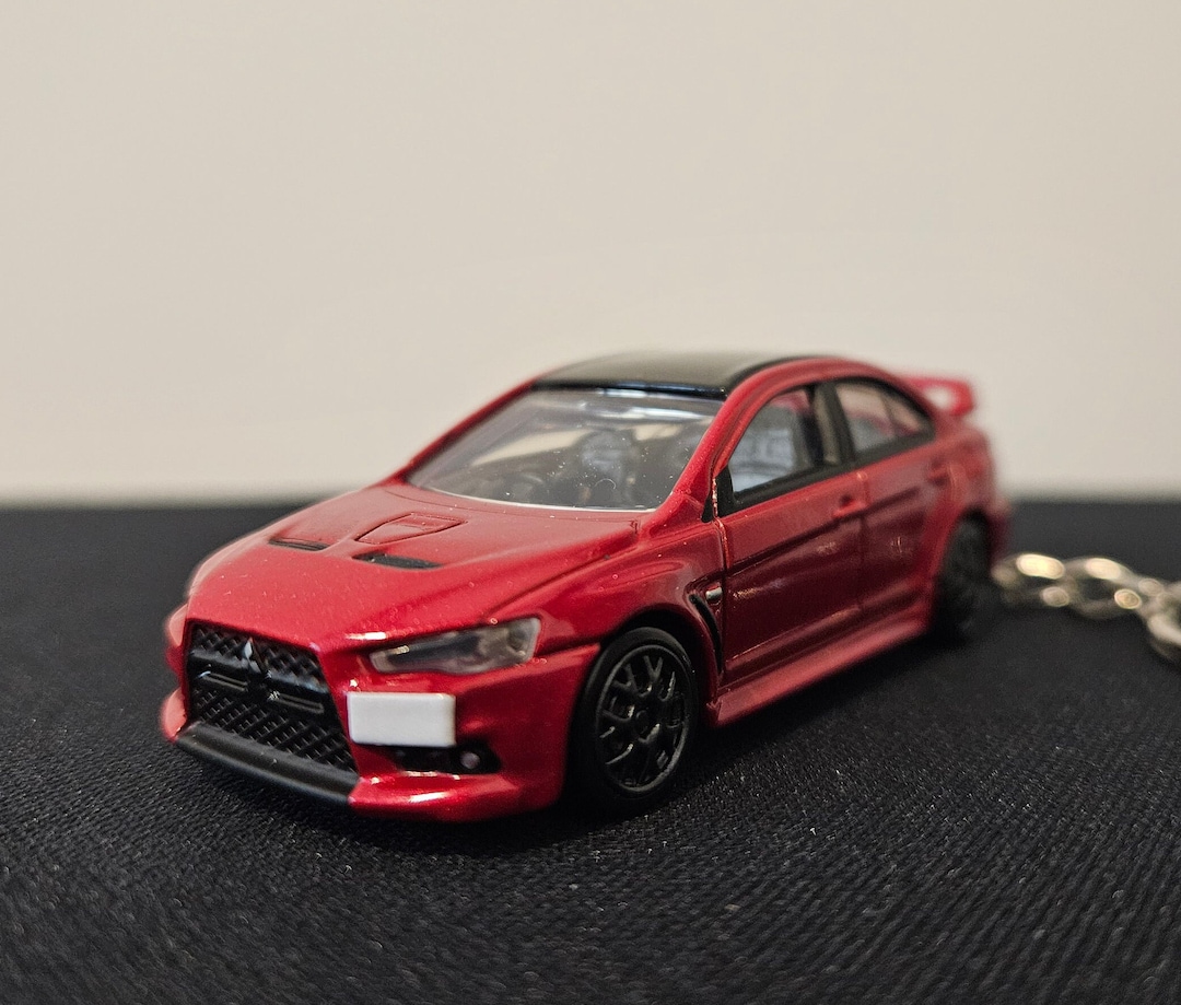 Mitsubishi Evo X Keychain free Gift Box - Etsy