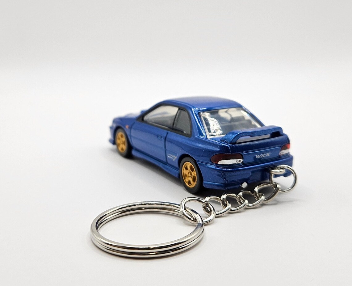 Subaru 22B STI Keychain (free Gift Box) - Etsy