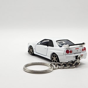 Nissan Skyline R34 GTR Keychain (free Gift Box) - Etsy