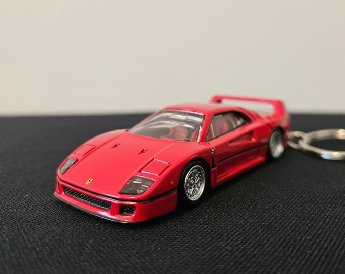 Ferrari F40 Keychain free Gift Box - Etsy
