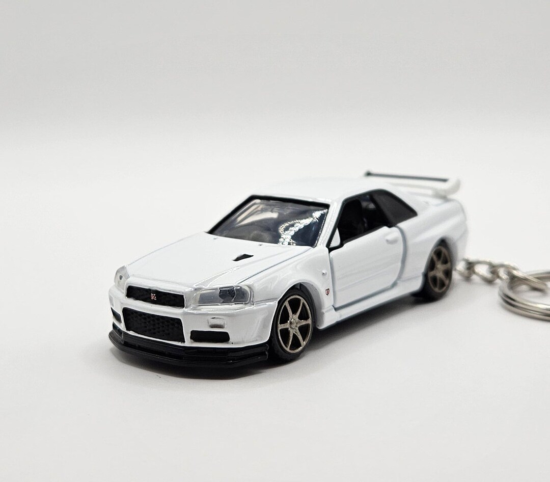 Nissan Skyline R34 GTR Keychain (free Gift Box) - Etsy