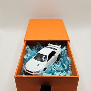 Nissan Skyline R34 GTR Keychain (free Gift Box) - Etsy