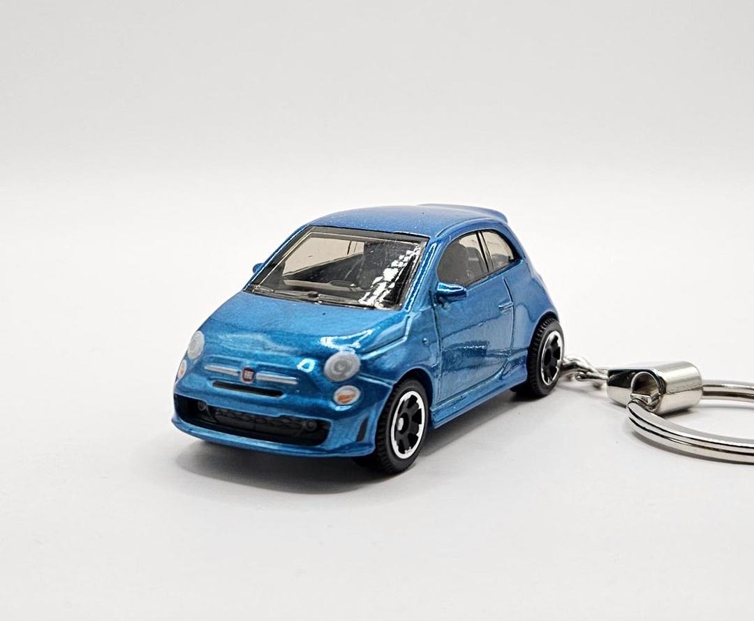 Fiat 500 Keychain (free Gift Box) - Etsy
