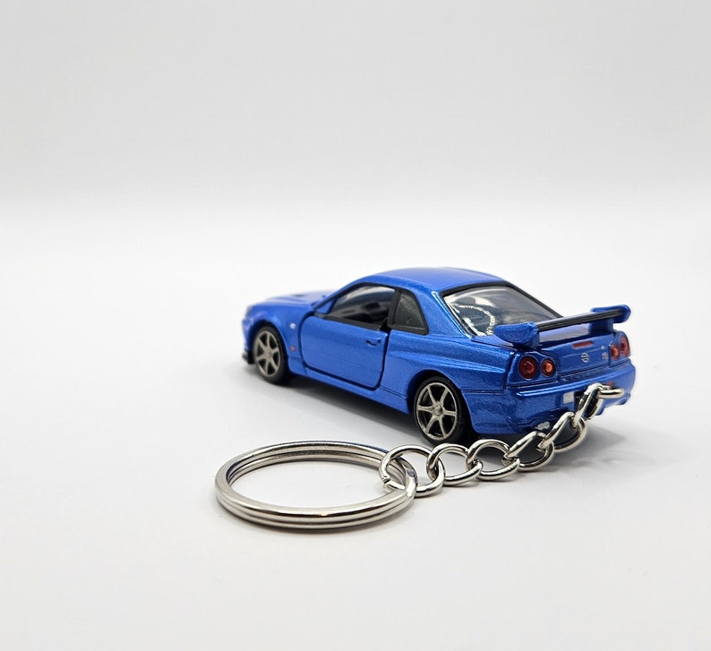 Nissan Skyline R34 GTR Keychain (free Gift Box) - Etsy