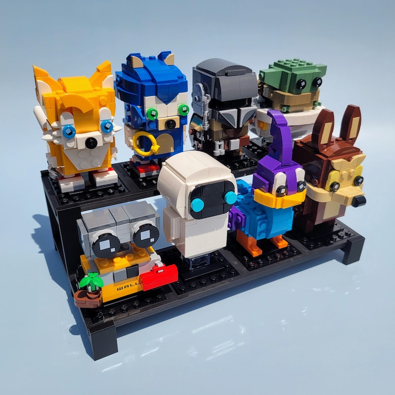 Multi-tiered Display Stand for LEGO® Brickheadz™ Figures - Etsy
