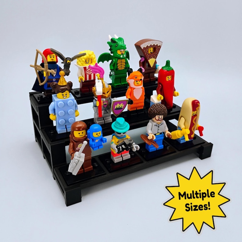 Display Stand for LEGO® Minifigures, Holds 9–42 Minifigs - Etsy