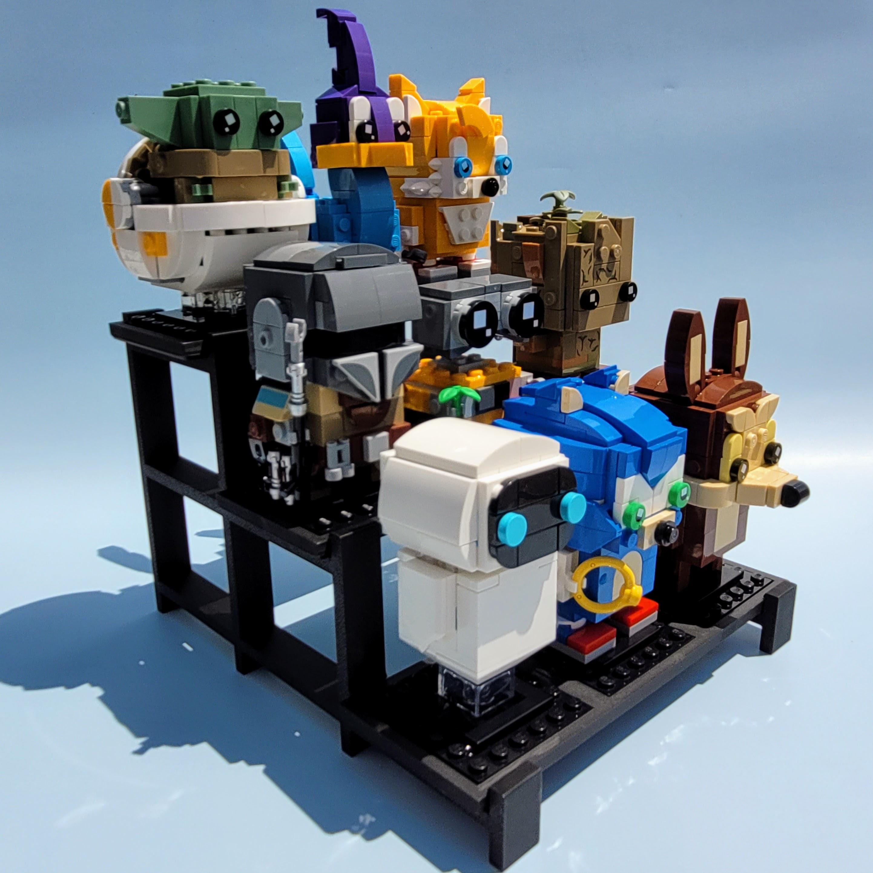 Multi-tiered Display Stand for LEGO® Brickheadz™ Figures - Etsy