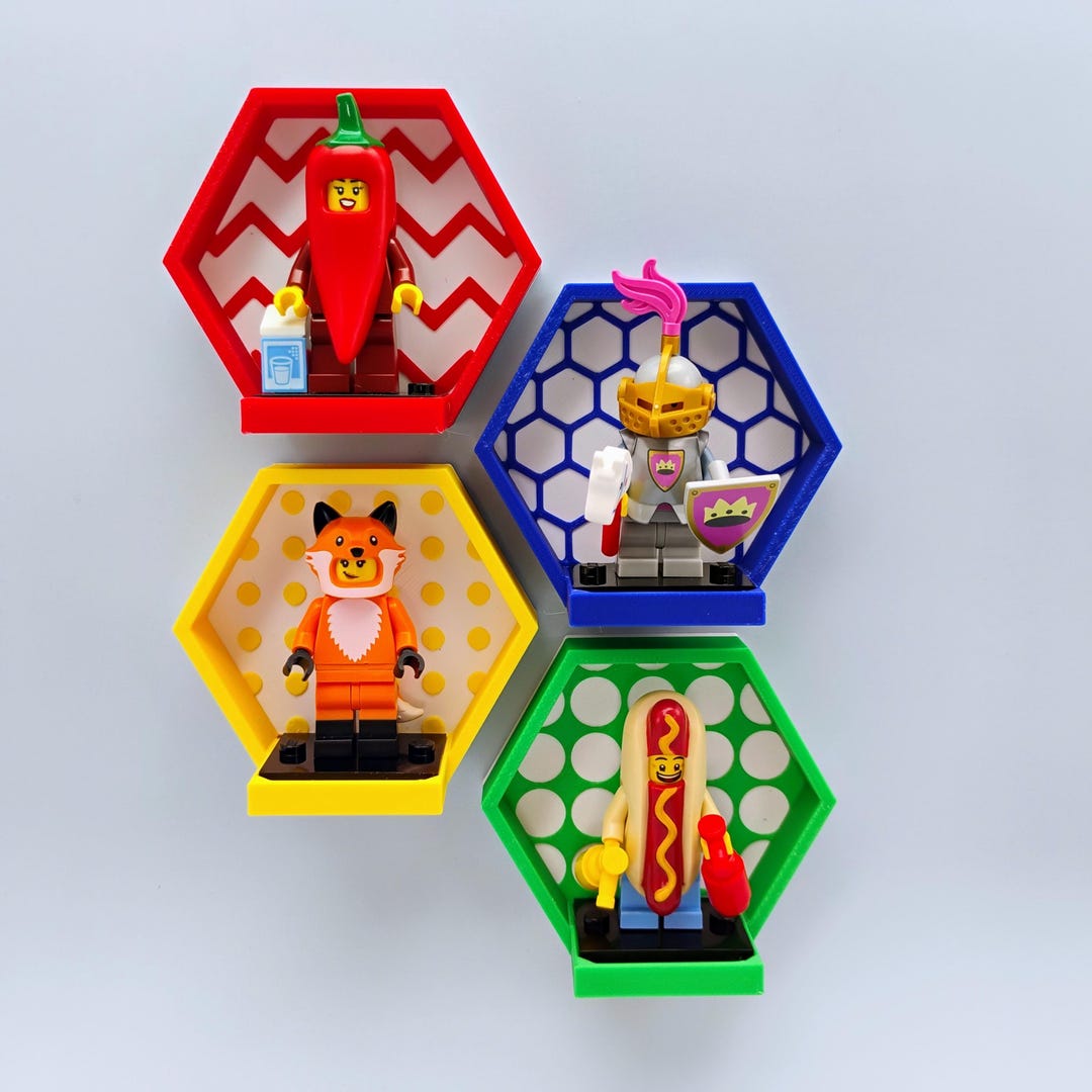 Magnetic Displays for LEGO® Minifigures – Fridge-ready Set of 4 - Etsy