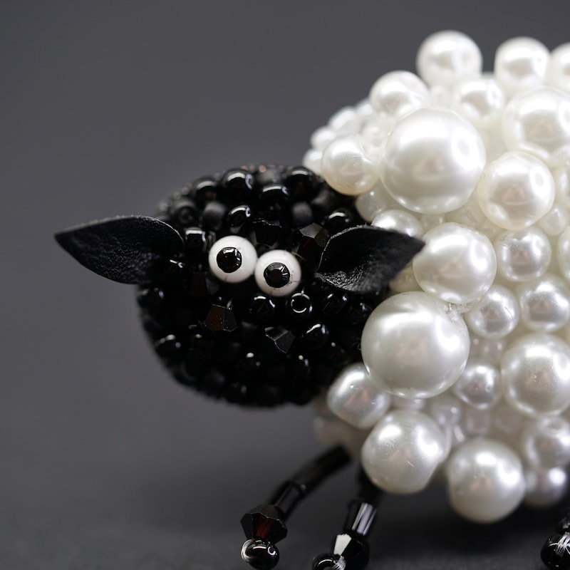 Sheep Brooch - Etsy