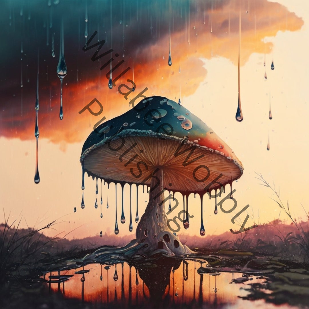 22 Amazing Mushroom Clip Art. Cartoon, Watercolor, Pastel Coloring ...