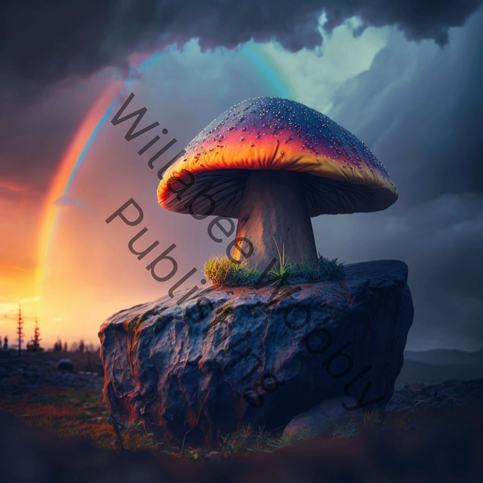 22 Amazing Mushroom Clip Art. Cartoon, Watercolor, Pastel Coloring ...