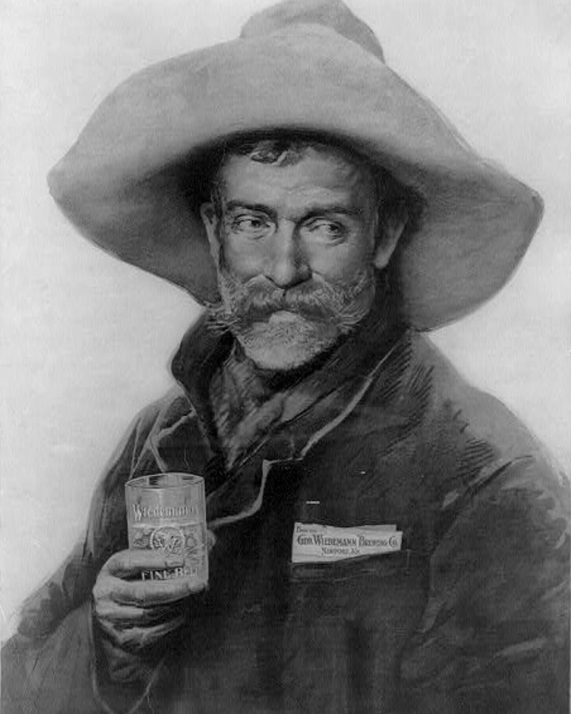 Vintage Cowboy Beer Poster Digital Download | Western Wall Art | Moody ...