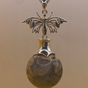 Gaia Goddess Pendulum Pendant, 925 Silver Gemstone Necklace - Etsy