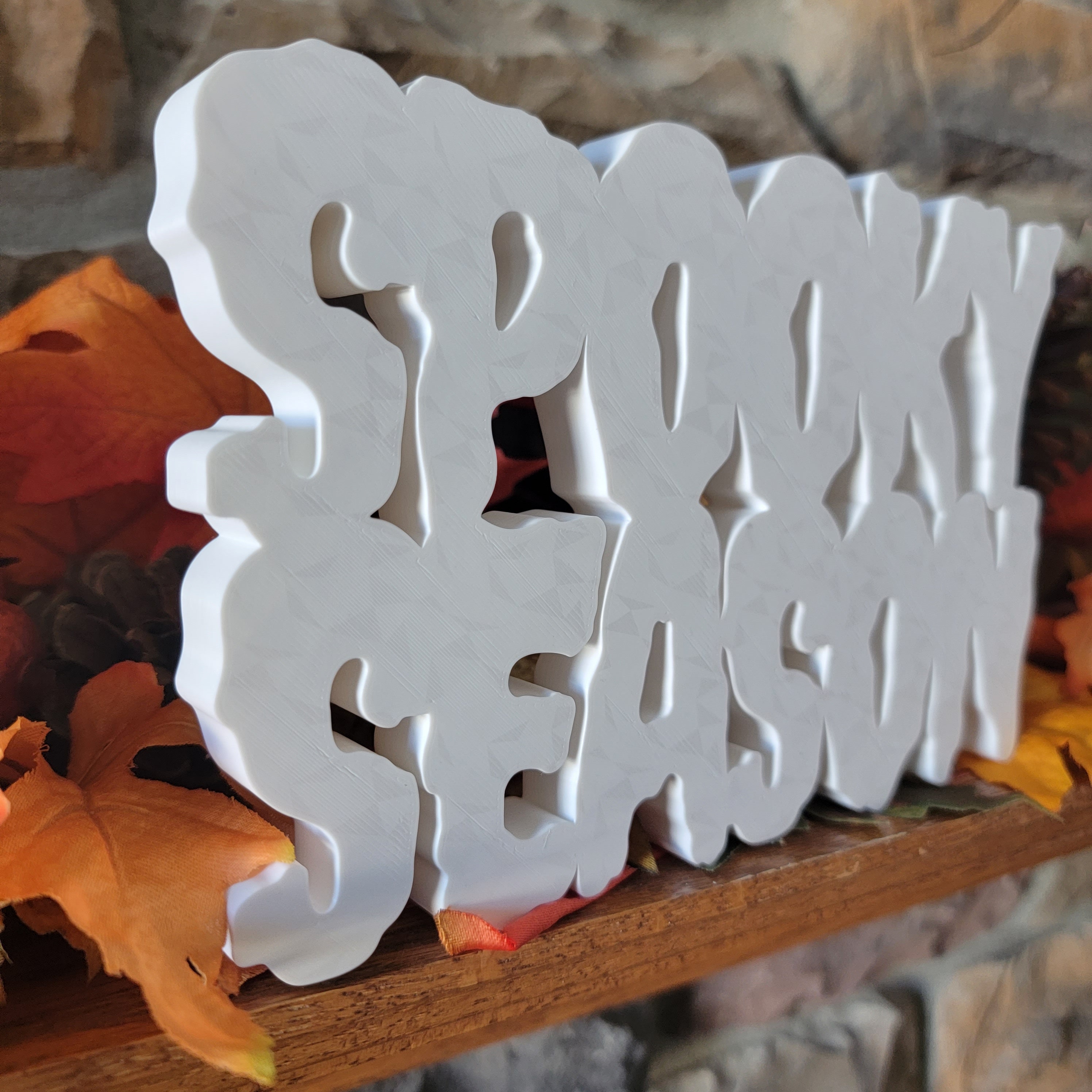 Spooky Season 3D Printed Sign Wall Art & Home Decor - Etsy