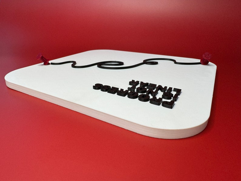 Progress is Not Linear | 3D Printed Custom Artwork | Decorative Sign ...