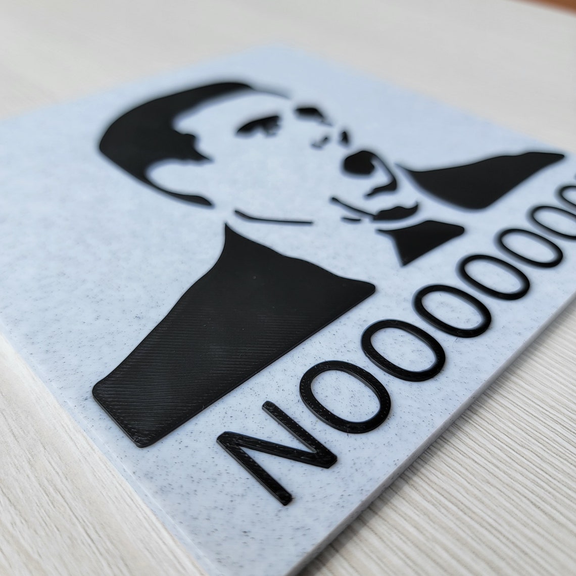 Noooo Michael Scott 3D Printed Tile Art Wall & Desk Art the Office ...