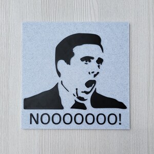 Noooo! - Michael Scott | 3D Printed Tile Art | Wall & Desk Art | the ...