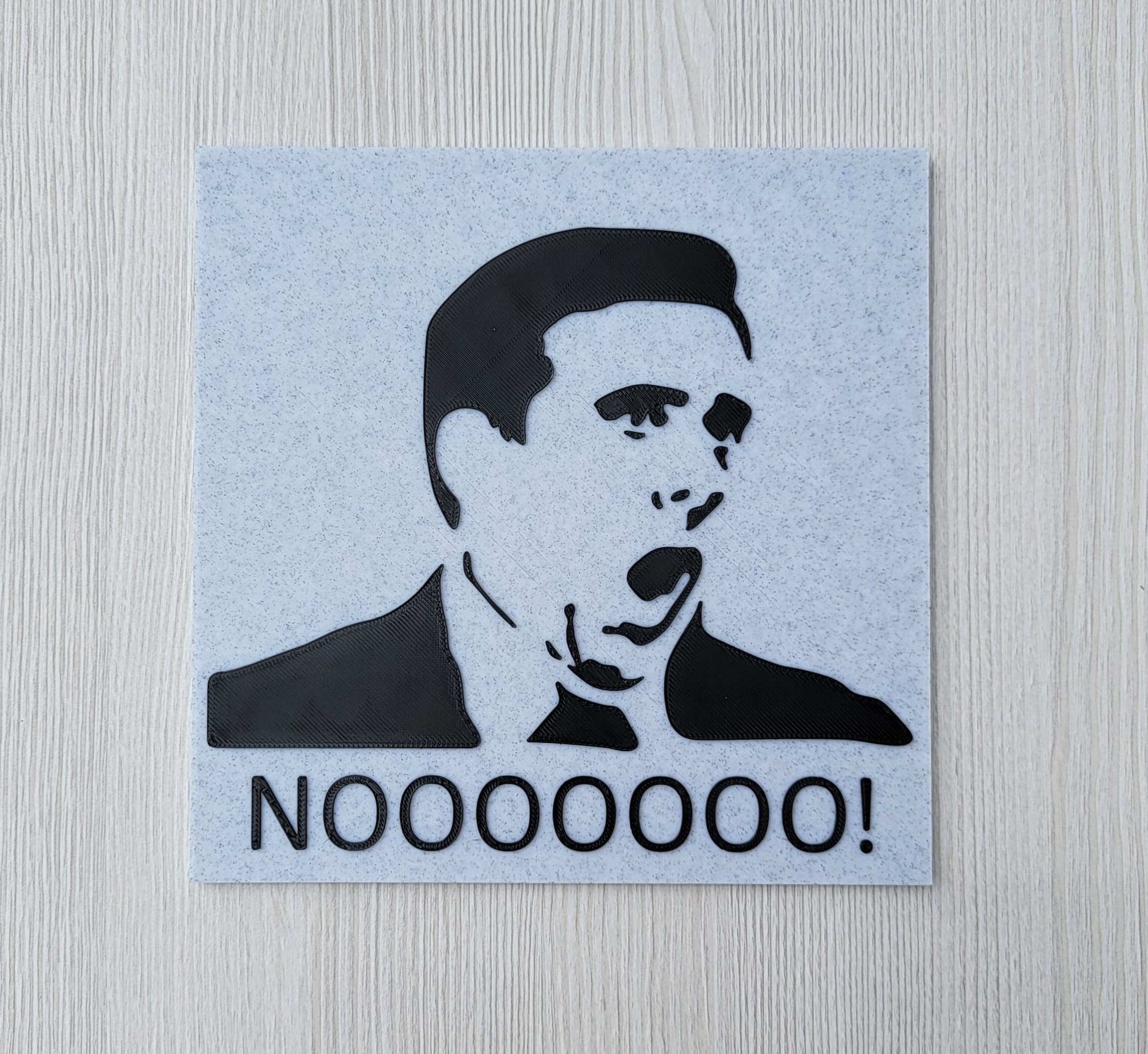 Noooo Michael Scott 3D Printed Tile Art Wall & Desk Art the Office ...