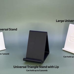 Universal Triangle Stand | Strong Stand With Lip to Display Items up to ...