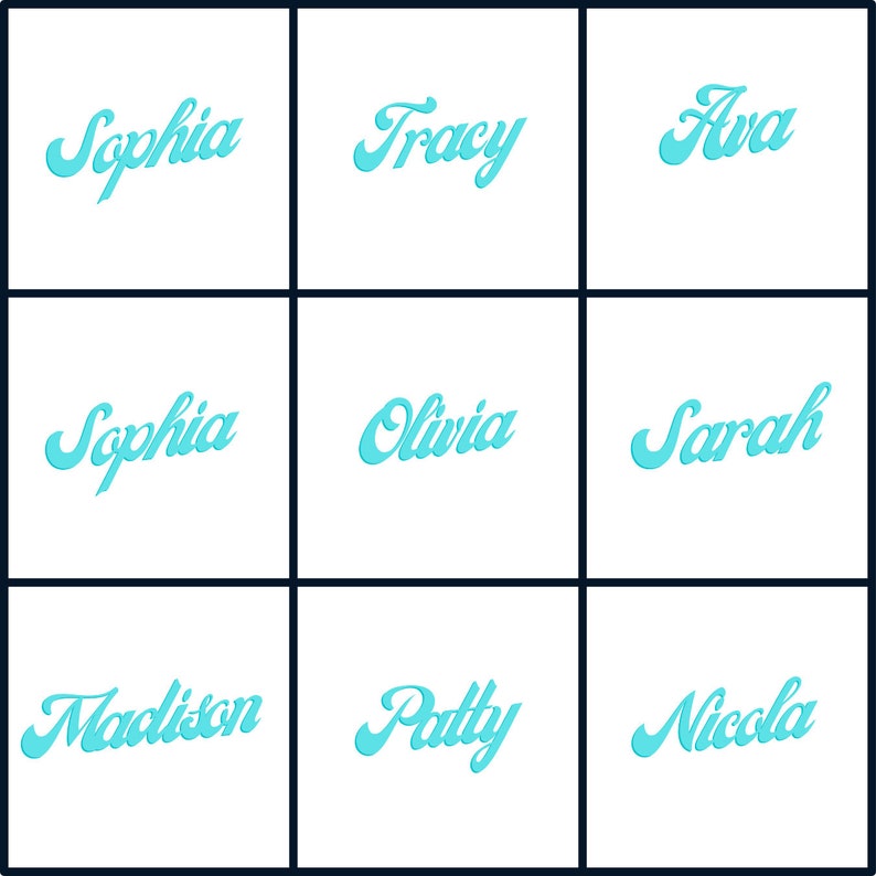 Digital Names PNG Files Commercial Use High Quality Popular - Etsy