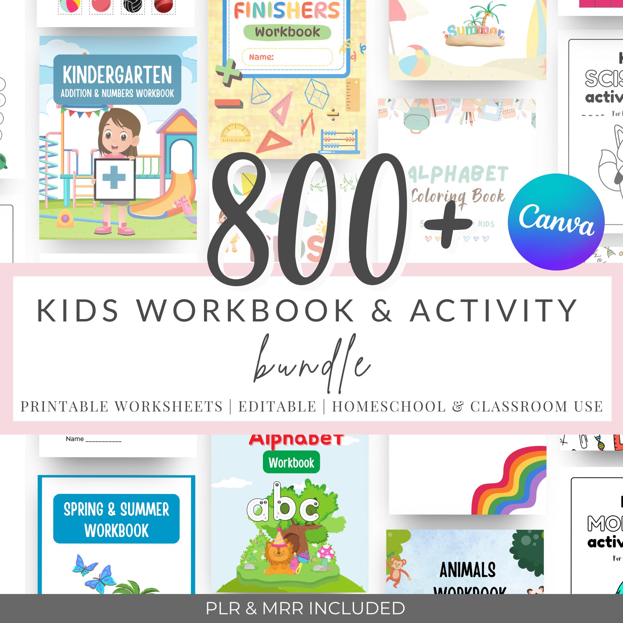Preschool, Pre-k & Kindergarten Learning Bundle | 800+ Pages ...