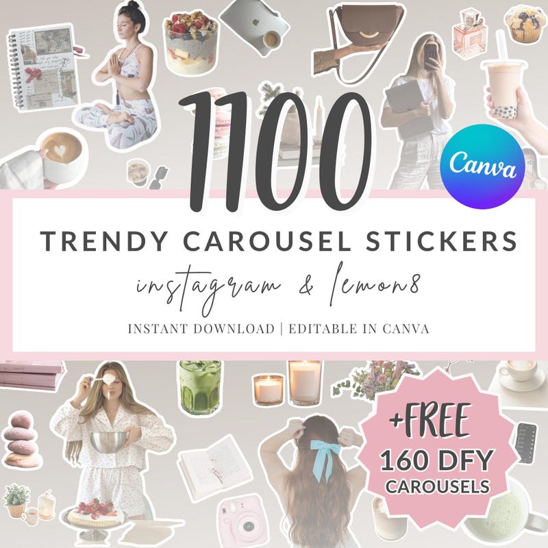 Plr Instagram Stickers - Etsy