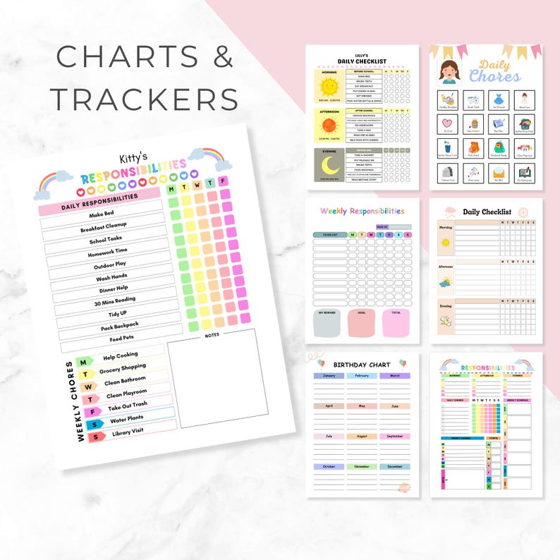 Kids Learning Printable Bundle | 3,100 Worksheets and Activities With ...