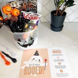 Halloween Boo Basket Printable | You've Been Boo'd Printable {INSTANT ...
