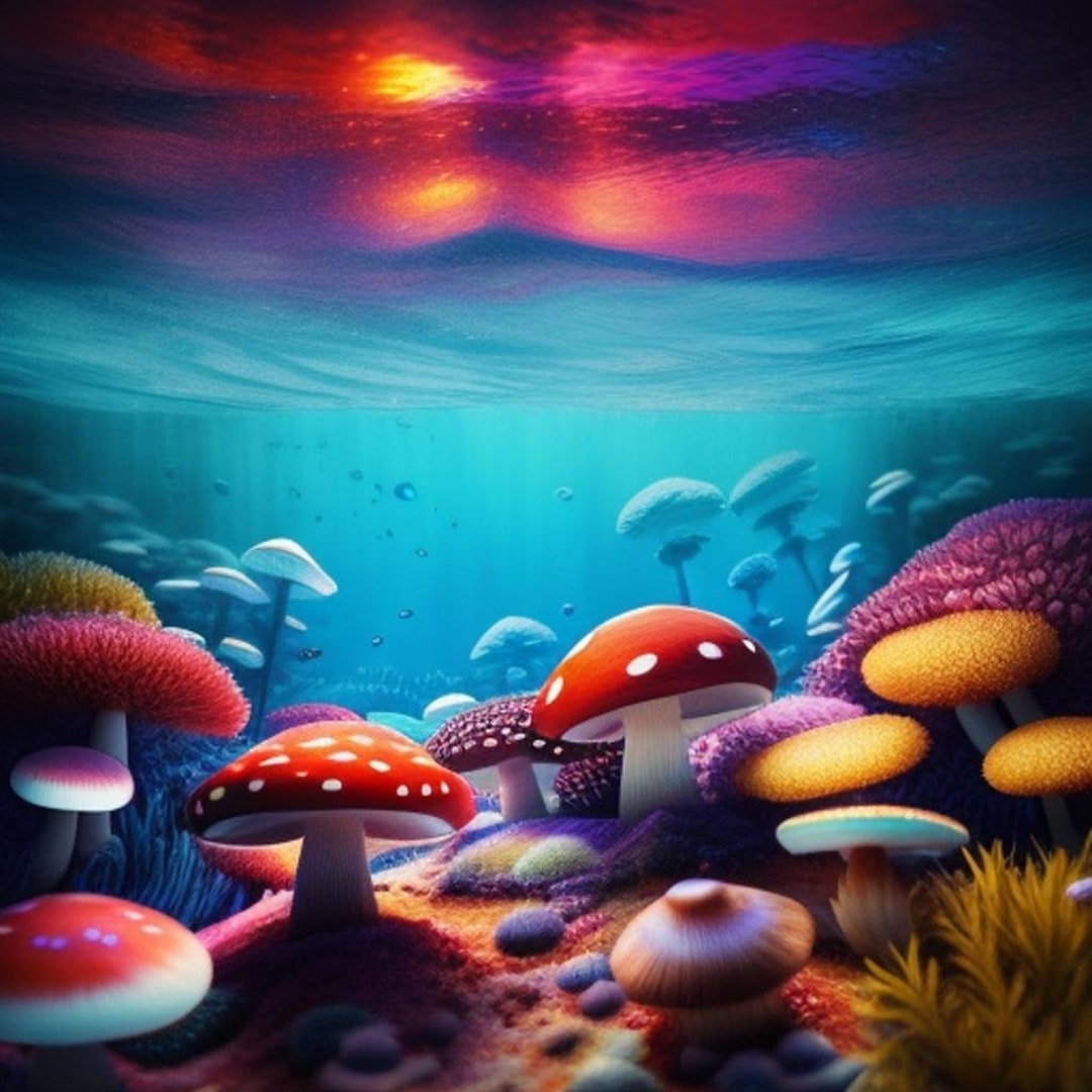Sea of Shrooms - Etsy